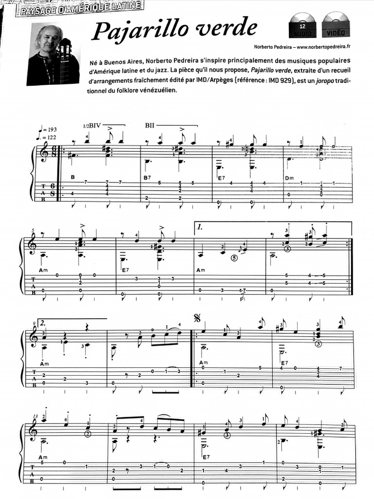 Pajarillo Verde | PDF