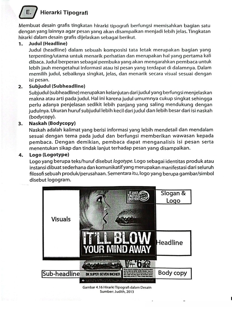 Hirearki Typografi | PDF