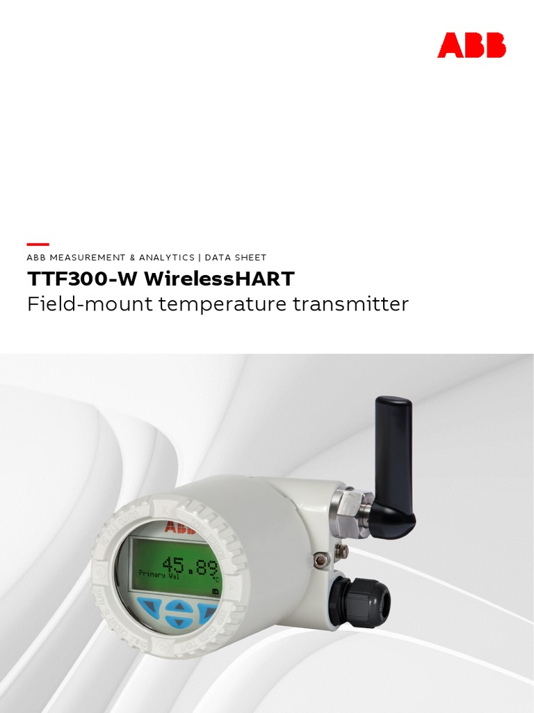 Partida 5. TT-10415D Transmisor ABB TTF300-W - EN Datasheet | PDF | Science & Mathematics ...