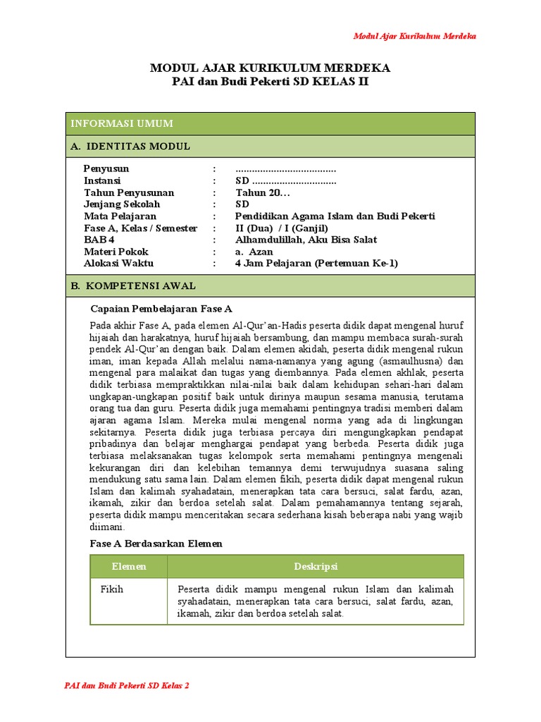BAB 4 - MA PAI BP Kls 2 | PDF