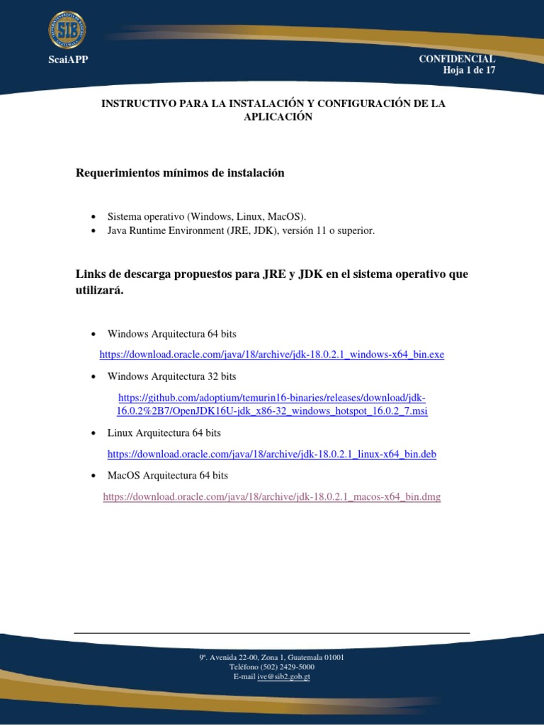 Instructivo ScaiAPP | PDF | máquina virtual de Java | Mac OS