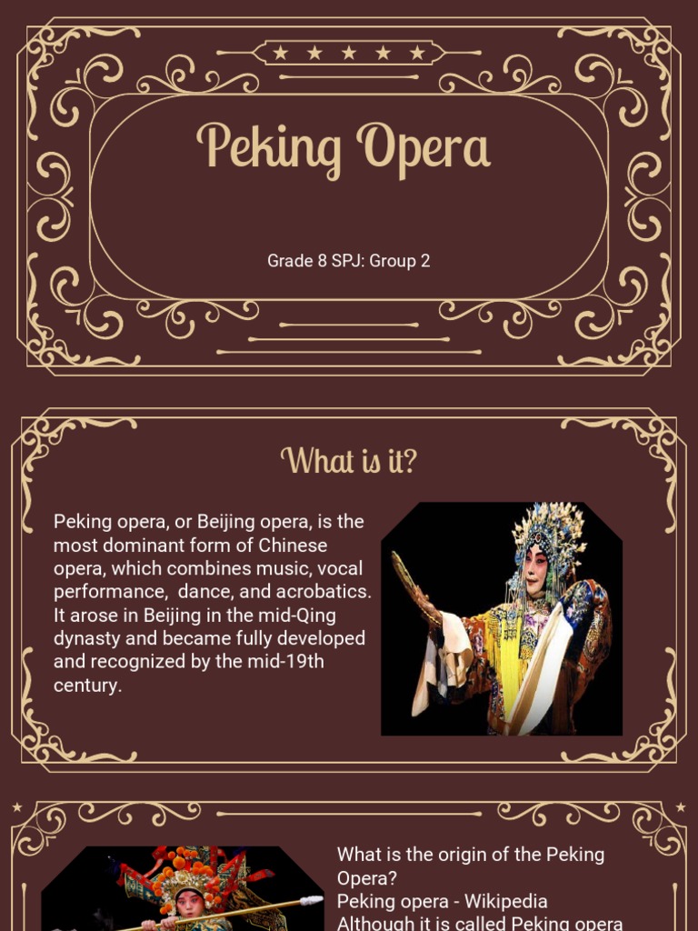 Overview of Peking Opera Origins | PDF