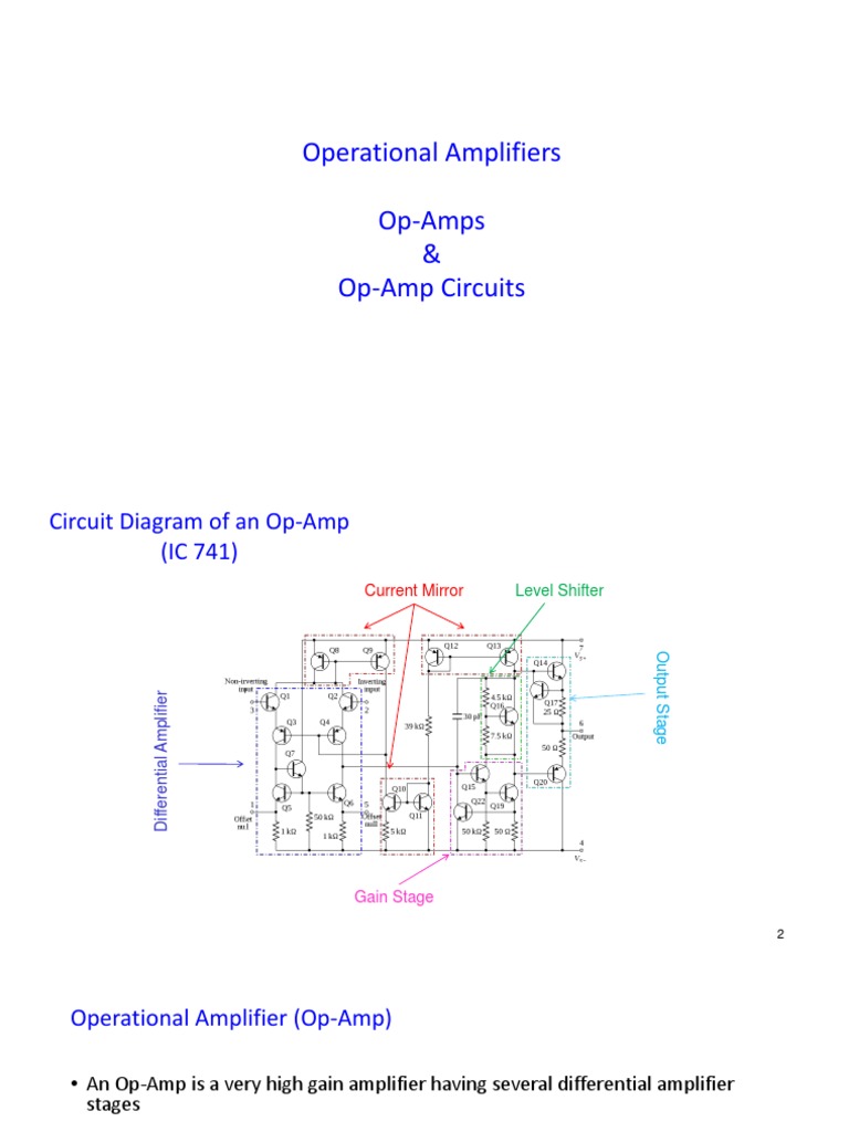 OpAmp Circuits | PDF | Operational Amplifier | Amplifier