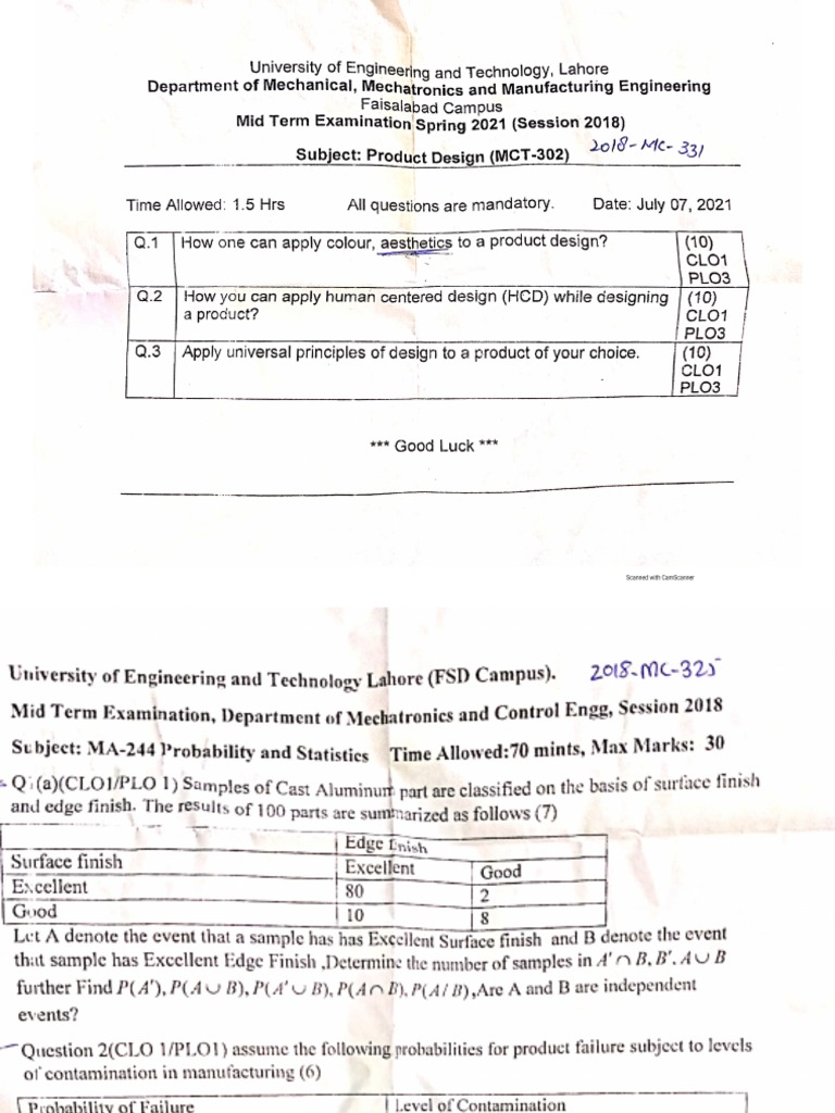 6th Sem Paper Pdf