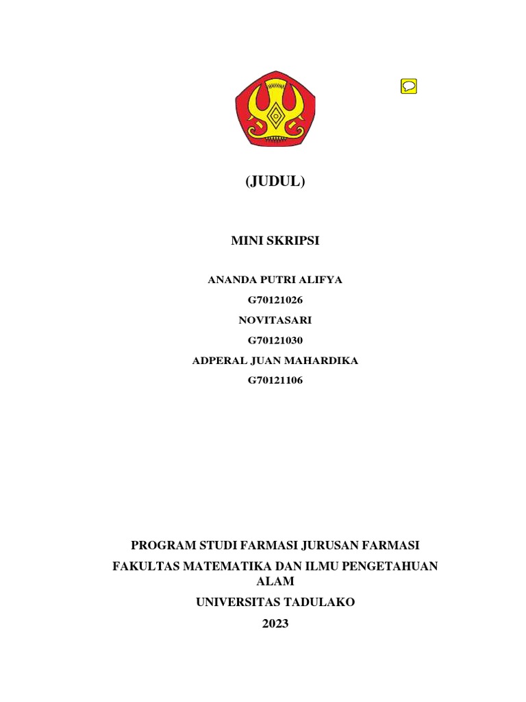 Mini Skripsi Fitokim Kelompok 4 | PDF