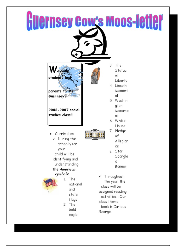 Ms. Guernsey's 2006-2007 Class Overview | PDF