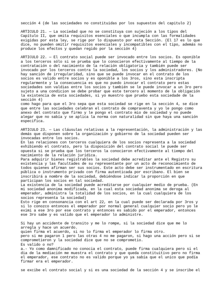 Sociedades Clase 3 Creo | PDF
