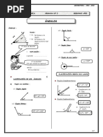 Clasificación y Ejercicios de Ángulos | PDF