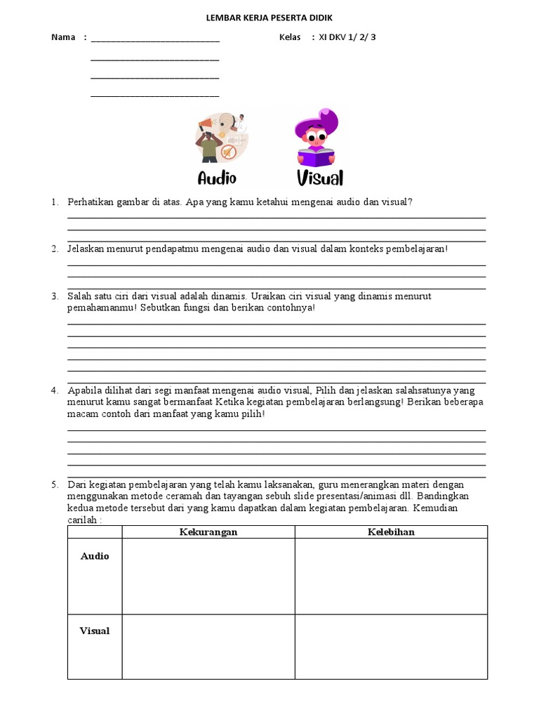 Lembar Kerja Peserta Didik 3 | PDF