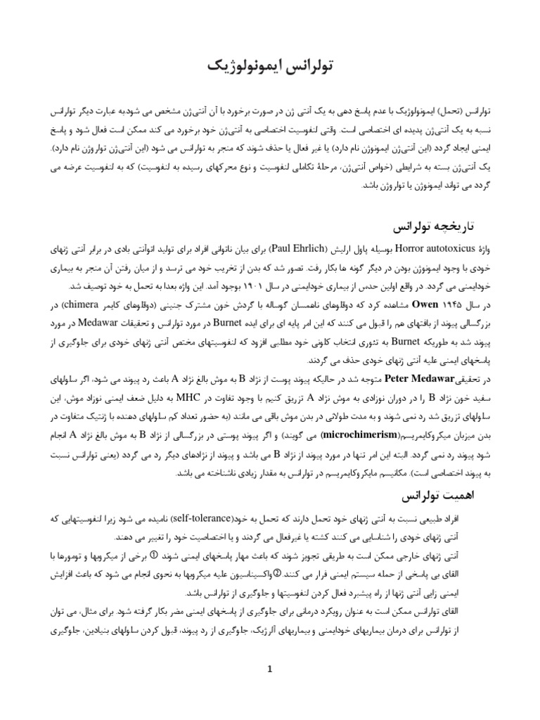 Tolerance - Jozveh Pez | PDF