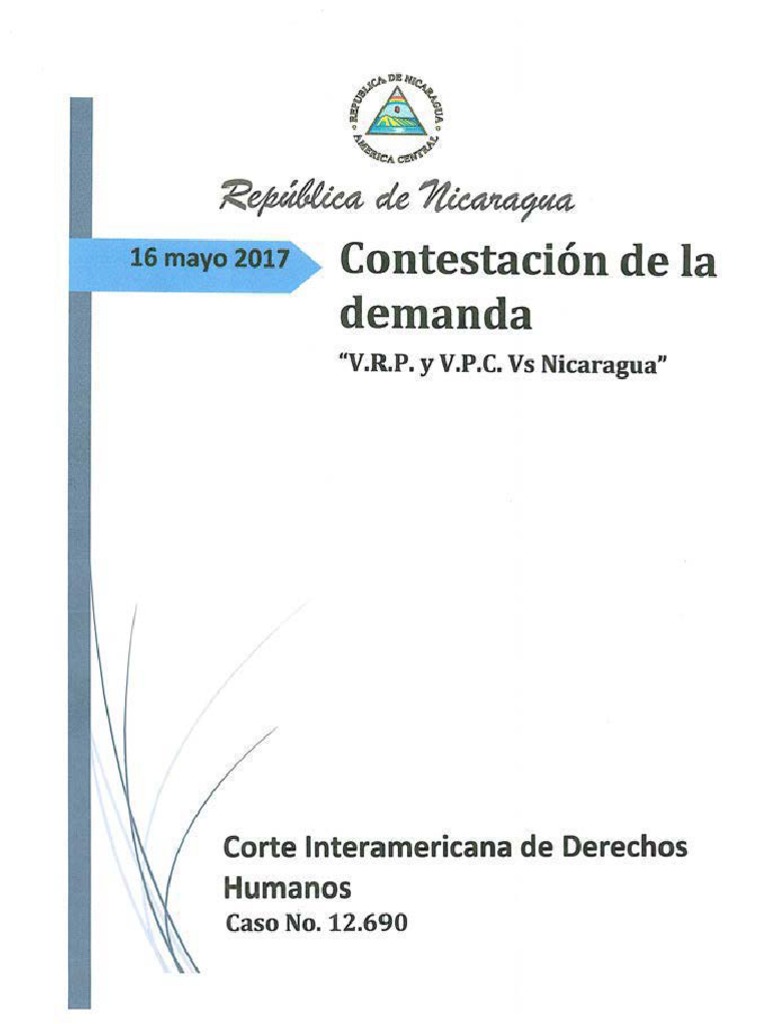 Contestación | PDF