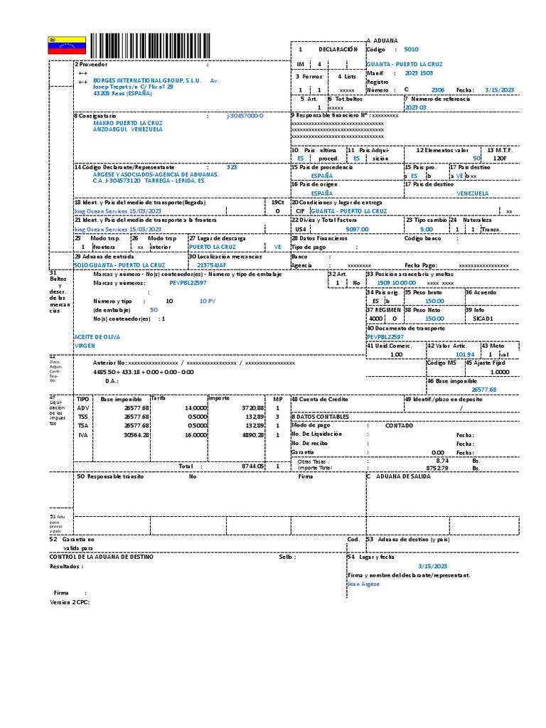 SIDUNEA - Formato DVA - Jean Argese | PDF | Business | Economía mundial