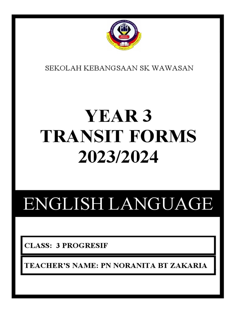 Year 3 Transit Forms 1 | PDF