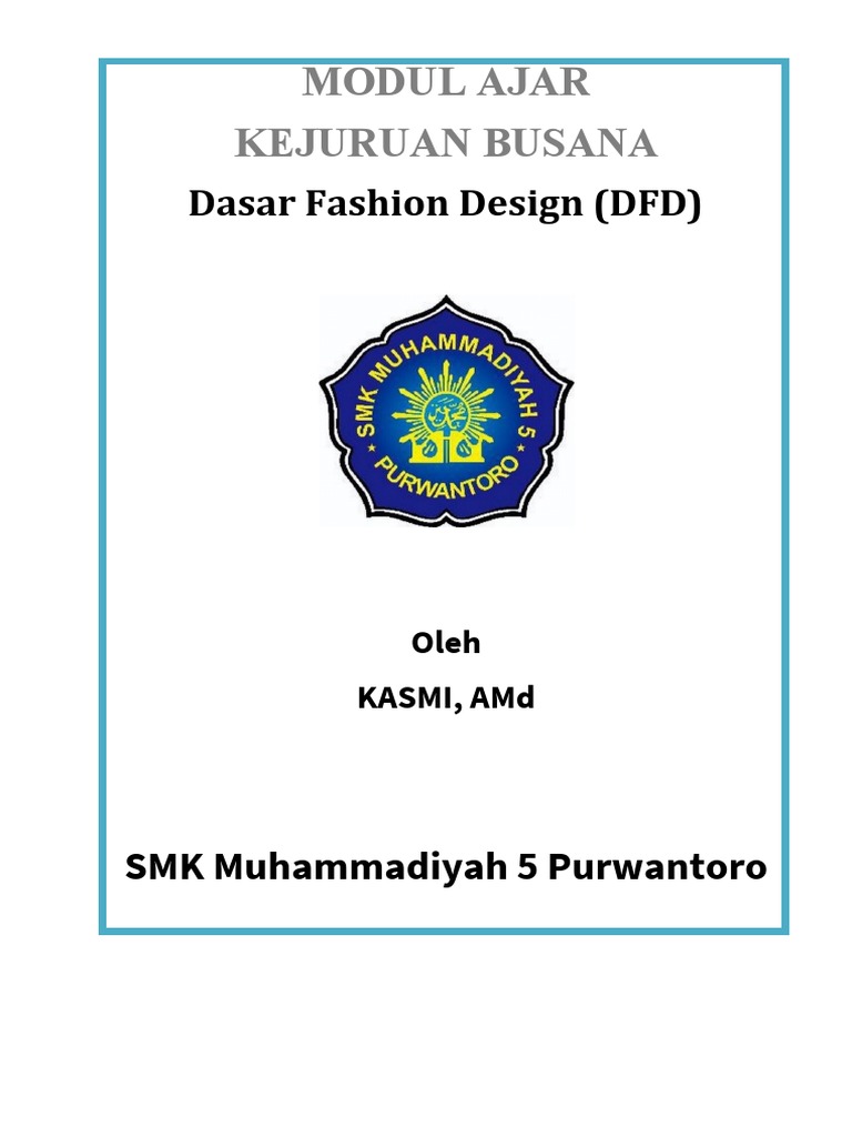 Modul Dasar Desain Fesyen (Busana) | PDF