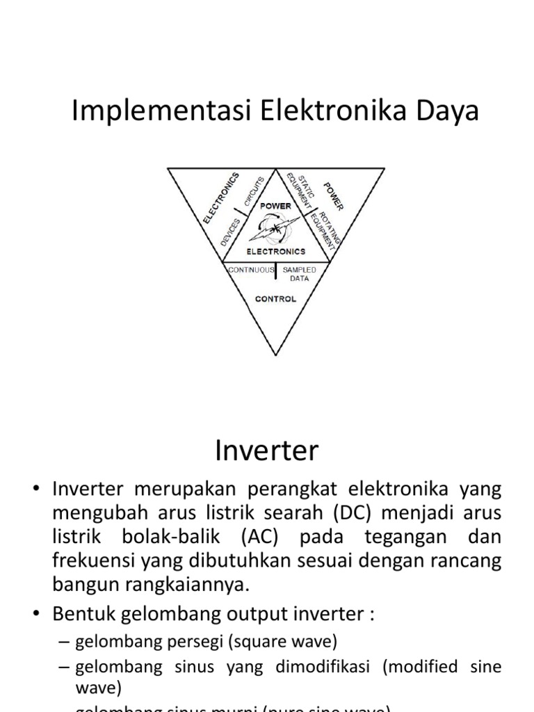 Panduan Lengkap Inverter Elektronika Daya | PDF | Komputer | Teknologi ...