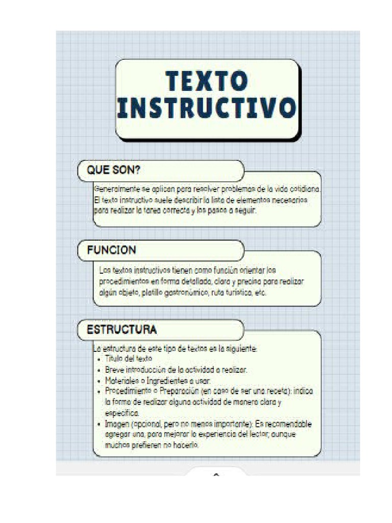 Investigacion Sobre Los Textos Instructivos | PDF