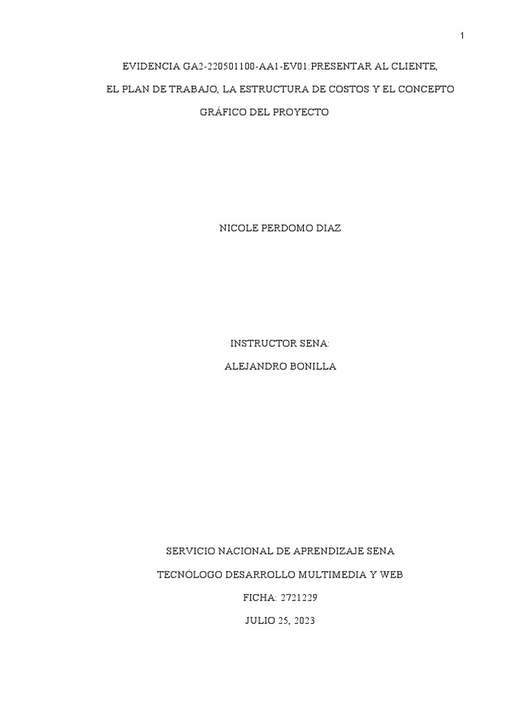 Evidencia Ga2-220501100-Aa1-Ev01 | PDF