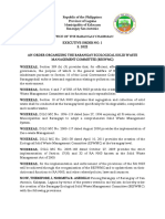 Barangay Ecological Solid Waste Management Plan | PDF | Economies ...