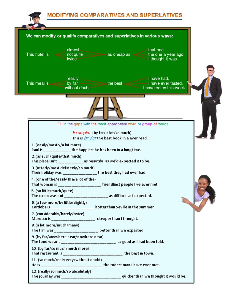 Modifying Comparatives and Superlatives | PDF | Language Mechanics ...