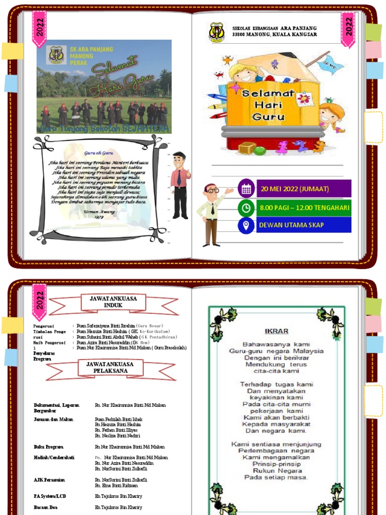 Buku Program Hari Guru 2022 | PDF