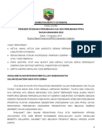Surat Edaran Tahapan Dan Jadwal Penyusunan APBD 2026 | PDF