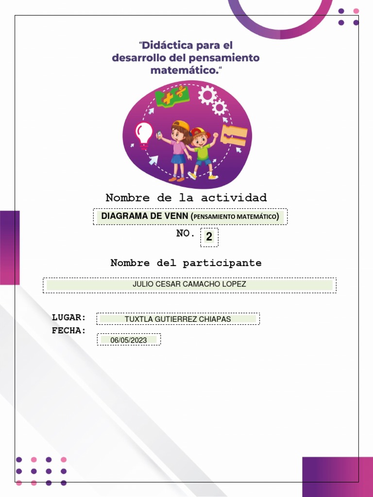 Actividad 2 - Diagrama de Venn | PDF