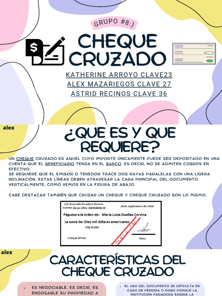 Guía Completa del Cheque Cruzado | PDF | Cheque | Bancos