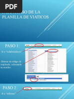 Formato de Viatico y Gastos | PDF