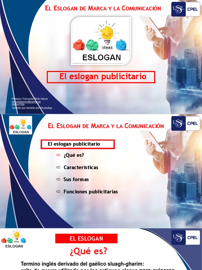 Tema 5 - El Eslogan | PDF | Publicidad | Marca