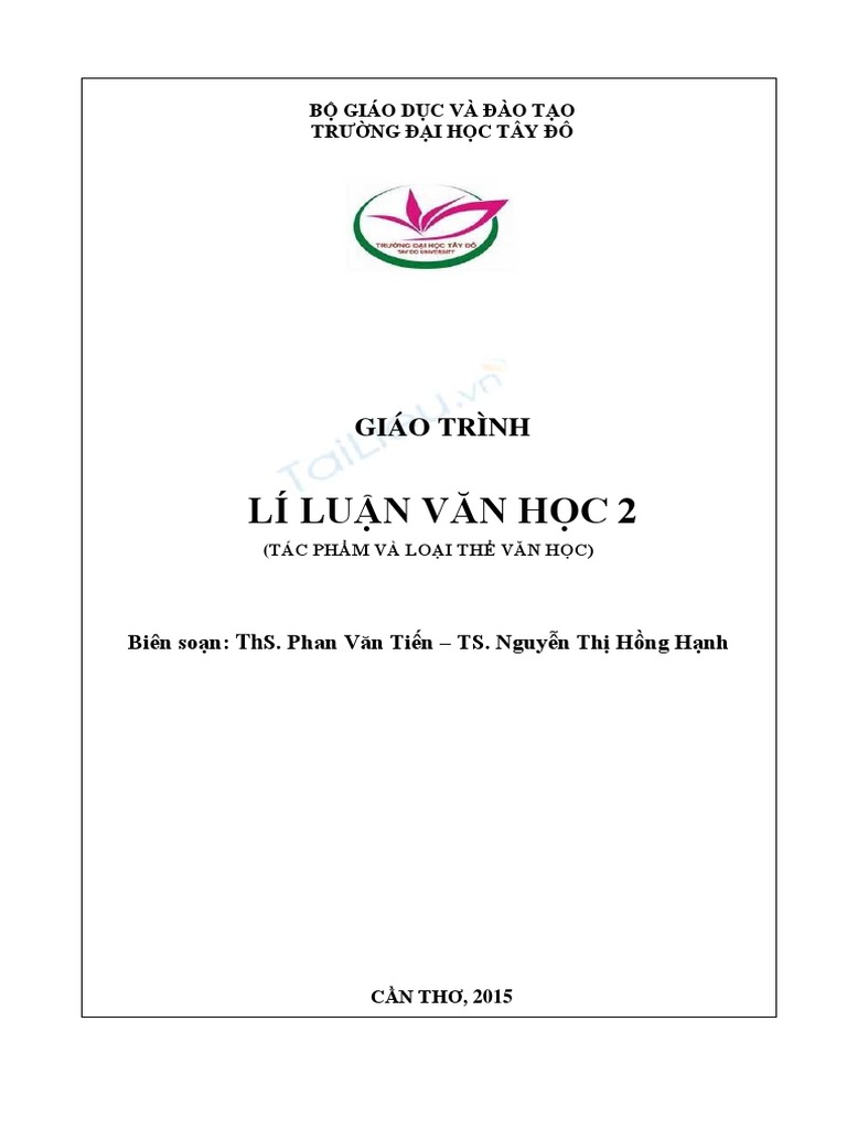 Giáo Trình LLVH 1 | PDF