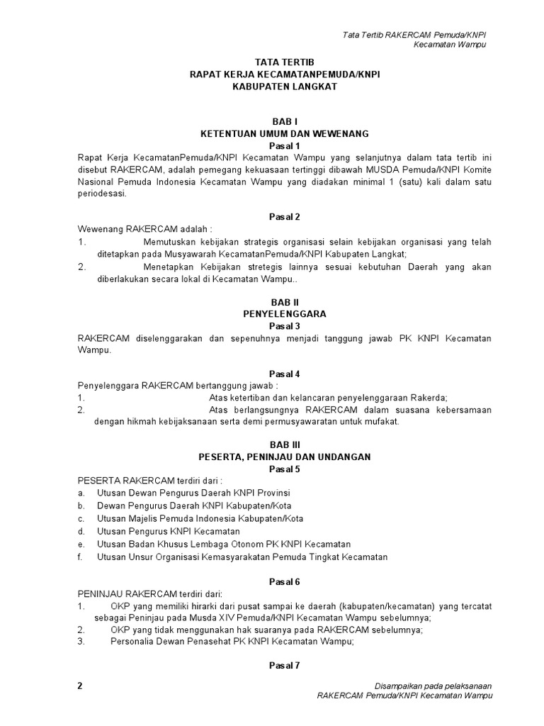 02. TATA TERTIB MUSDA | PDF