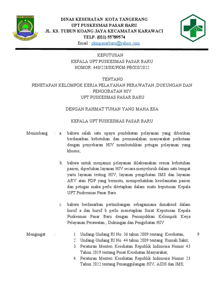 SK Tim Layanan PDP 2022 | PDF