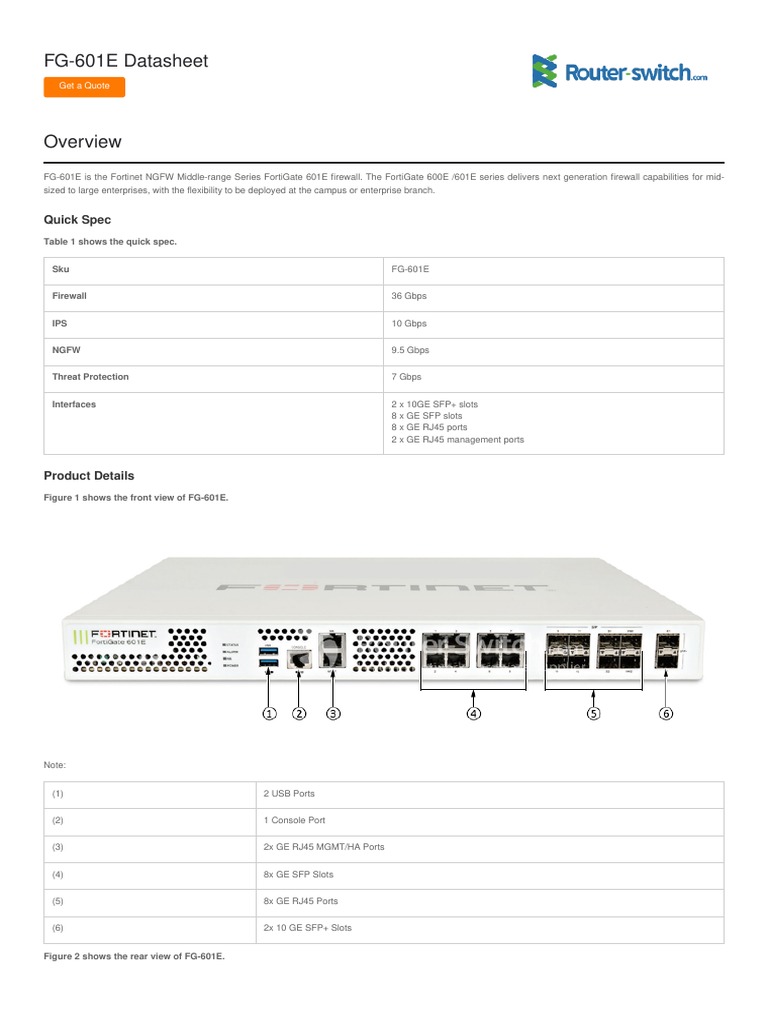 FG 601e Datasheet | PDF