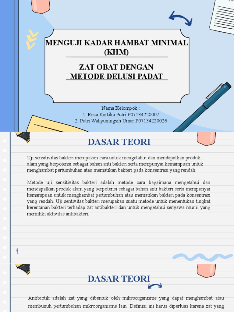 Menguji KHM Metode Delusi Padat | PDF