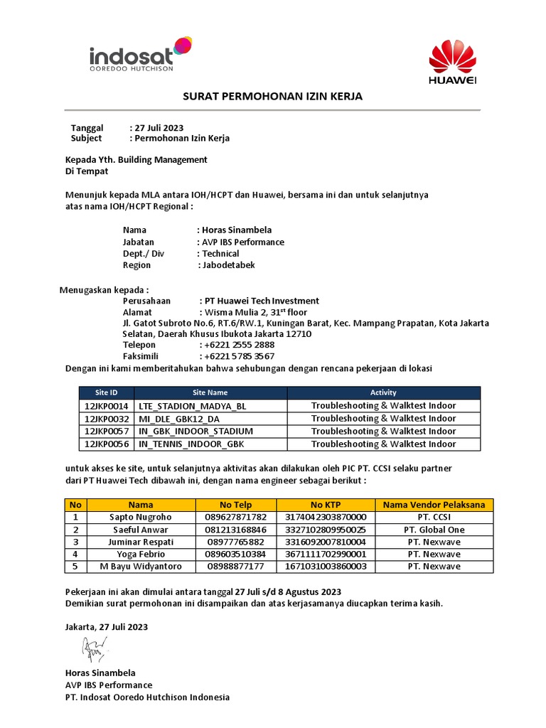 SIK IOH - 20230727 - GBK Senayan | PDF