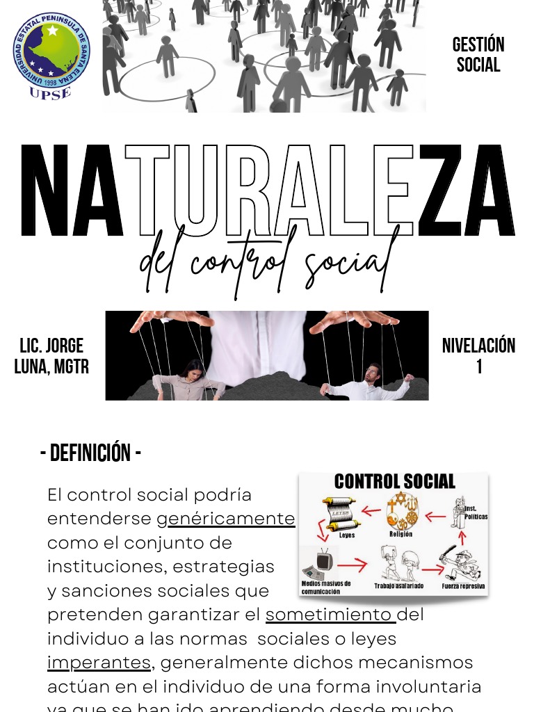 Control Social | PDF | Socialización | Comportamiento