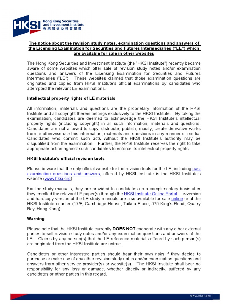 HKSI Paper 17 v1.0 Eng Full | PDF | Finance & Money Management