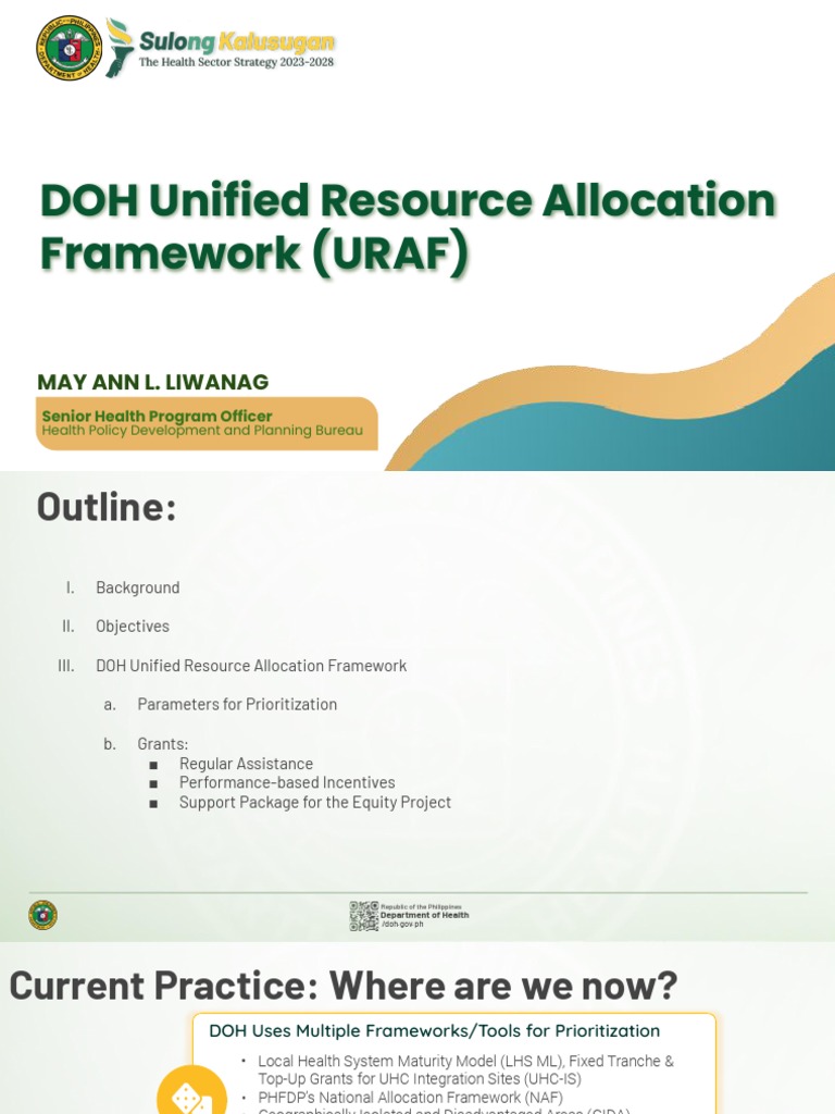Unified Resource Allocation Framework (URAF) | PDF