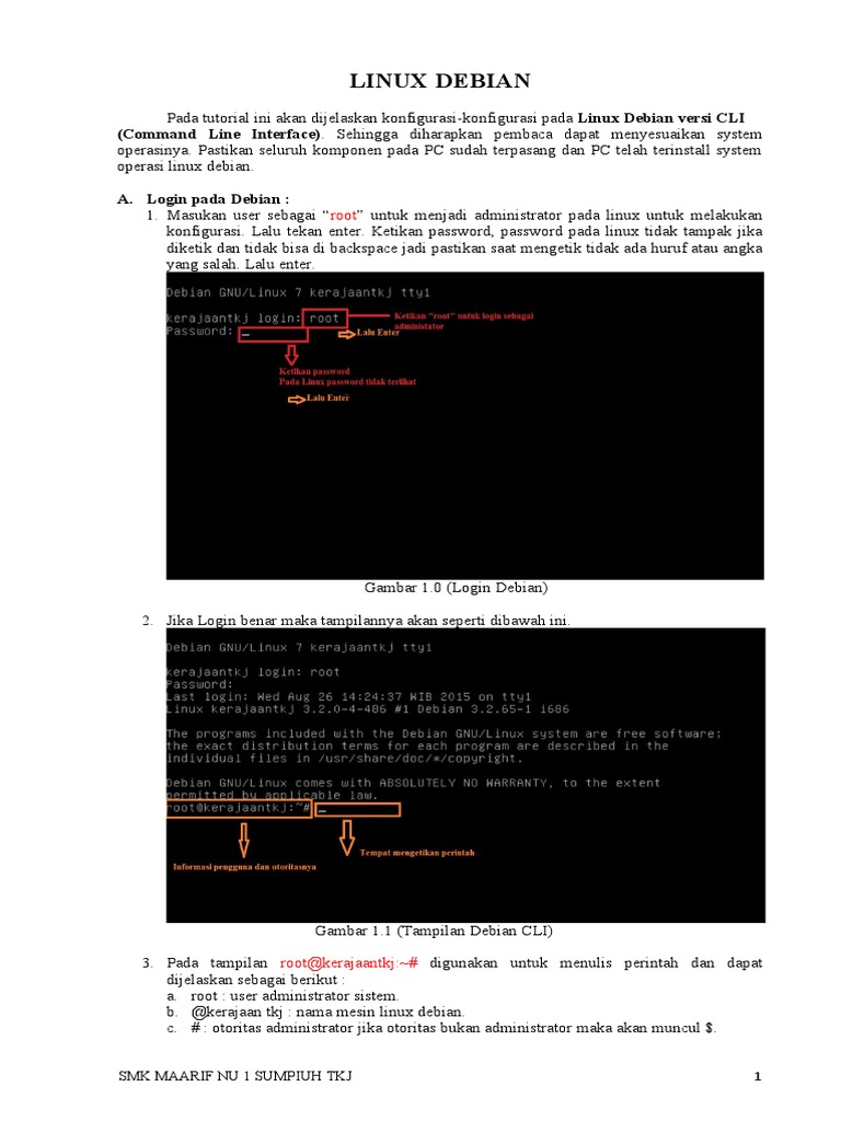 Modul Konfigurasi Pada Debian | PDF