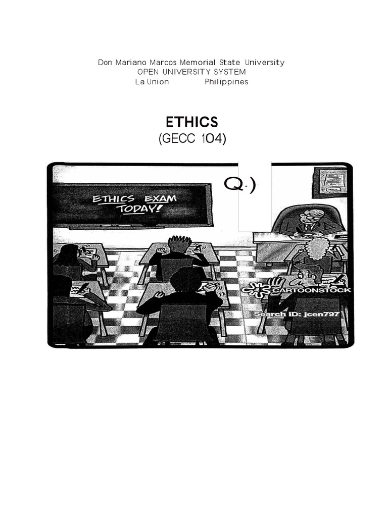GECC-104-Module-1 Ethics | PDF | Morality | Happiness