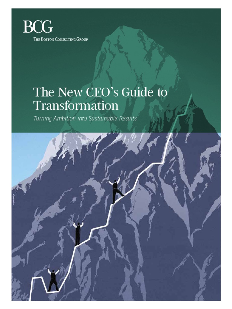 The New CEO's Guide To Transformation | PDF