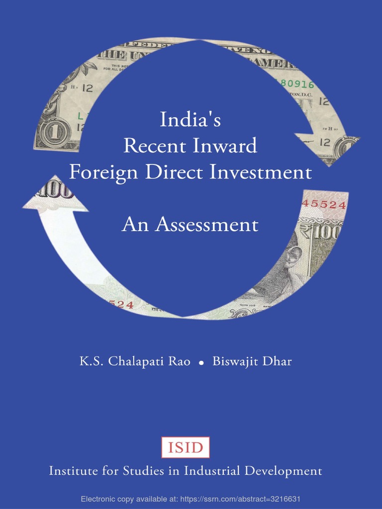 India's Inward FDI | PDF | Foreign Direct Investment | Trade