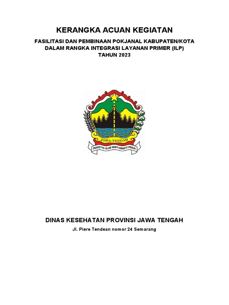 KAK Pembinaan Pokjanal ILP | PDF KAK Pembinaan Pokjanal ILP | PDF