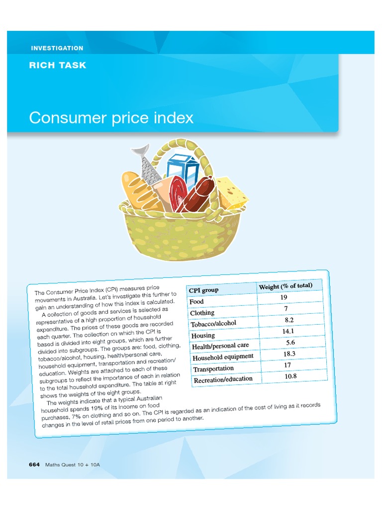 Calculating The CPI | PDF | Consumer Price Index | Inflation