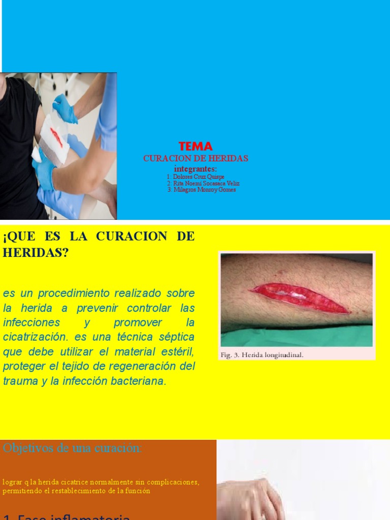 Curación de Heridas: Métodos y Cuidados | PDF | Herida | Curación