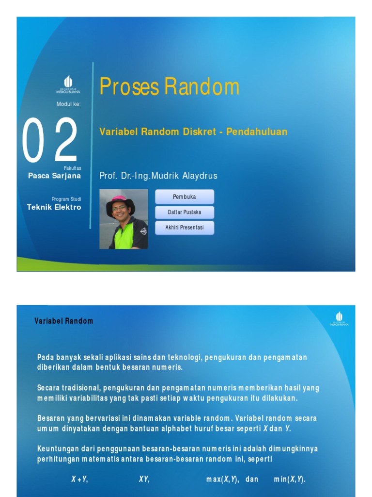 Proses Random (TM2) | PDF