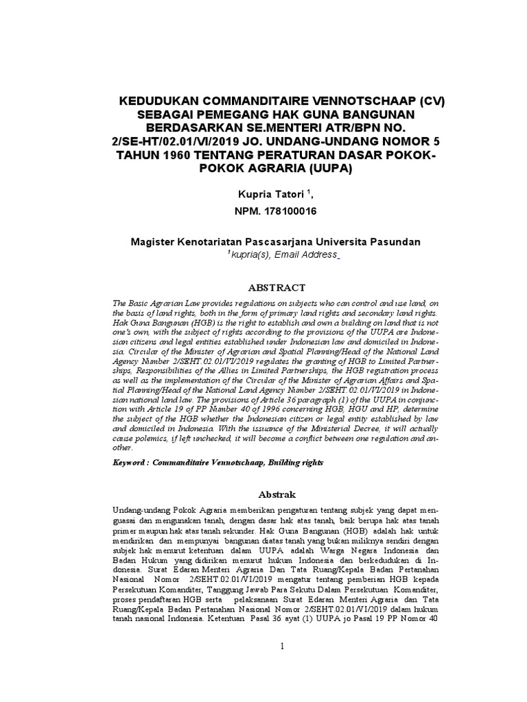 Kupria Tatori - Notariat | PDF