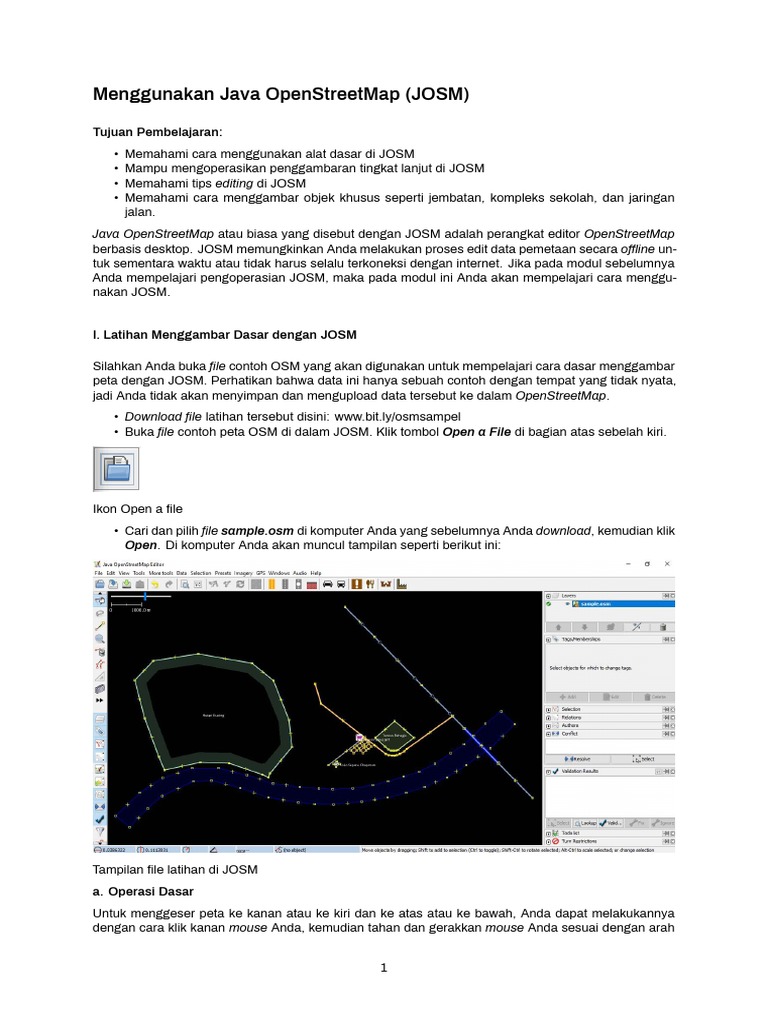 04 Menggunakan Java OpenStreetMap JOSM | PDF