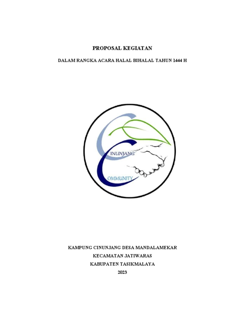 Proposal Kegiatan Idul Fitri 1444 H | PDF