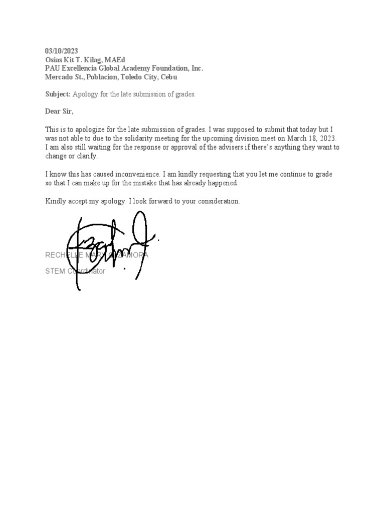 Promissory Letter | PDF
